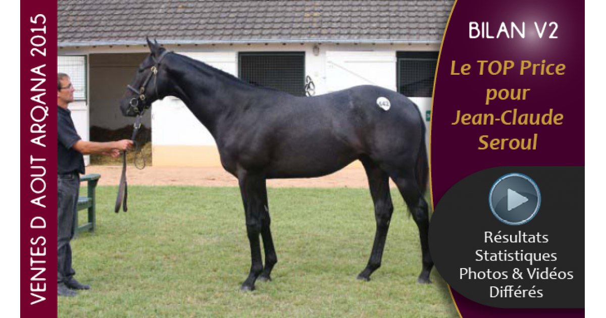 Bilan Arqana V2 2015 : le top pour Jean-Claude Seroul - France sire